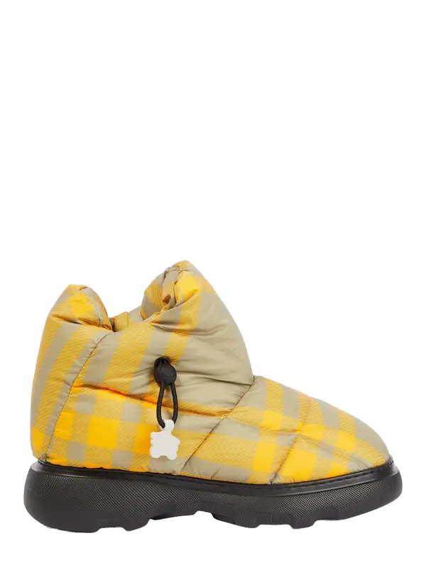 Burberry Check Boots - Multicoloured