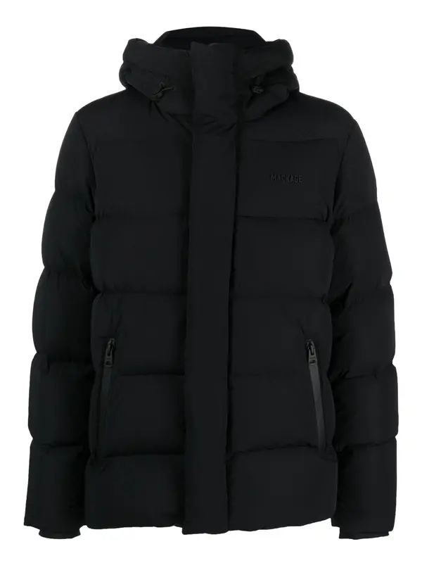Mackage Logo-debossed Padded Jacket - Black