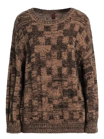 STEFANEL Mélange Knit Sweater - Brown