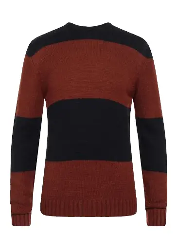 SEINSE Sseinse Striped Knit Sweater - Brown