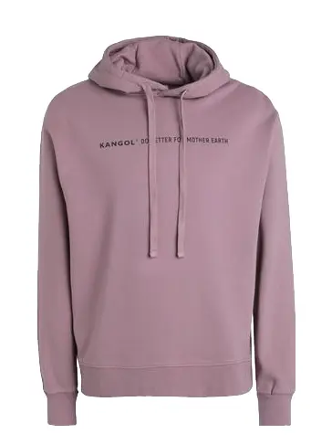 KANGOL Organic Cotton French Terry Hoodie - Purple