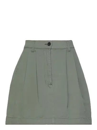 DEPARTMENT 5 Mini Flared Cotton Skirt - Green