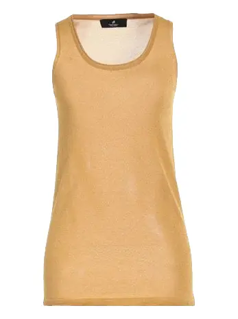 COMPAGNIA ITALIANA Sleeveless Knit Top - Yellow