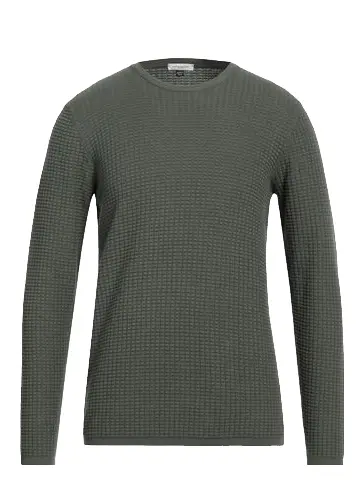 PAOLO PECORA Knitted Cotton Sweater - Green
