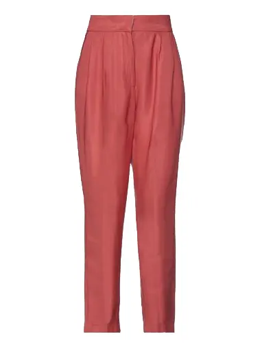 TWENTY EASY BY KAOS Straight Leg Pants - Brick Red