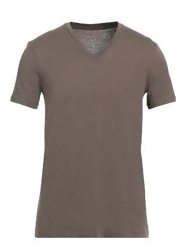 Armani Exchange T-shirt Khaki Size Pima Cotton - Beige