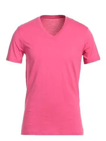 Armani Exchange T-shirt Khaki Size Pima Cotton - Pink