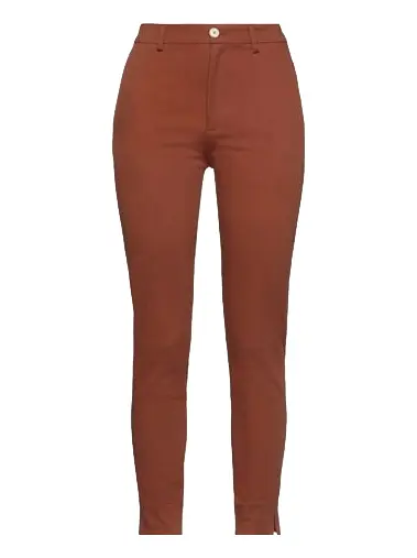 + PEOPLE People Slim Fit Gabardine Pants - Red