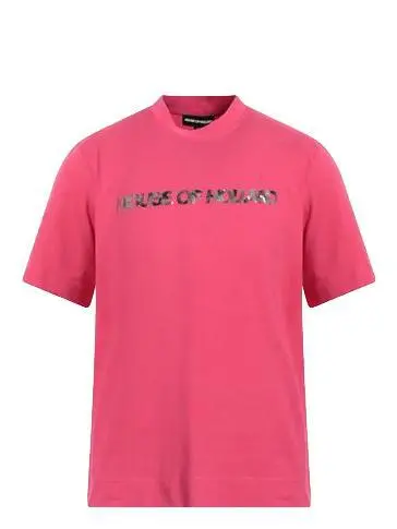 HOUSE OF HOLLAND T-shirt Size Cotton, Elastane - Pink