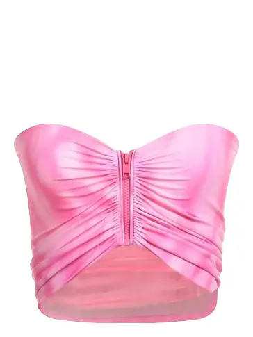 GANNI Top - Pink