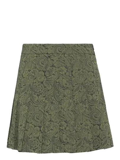 SOALLURE Mini Skirt - Green