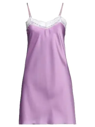 BERNA Mini Slip Dress - Purple