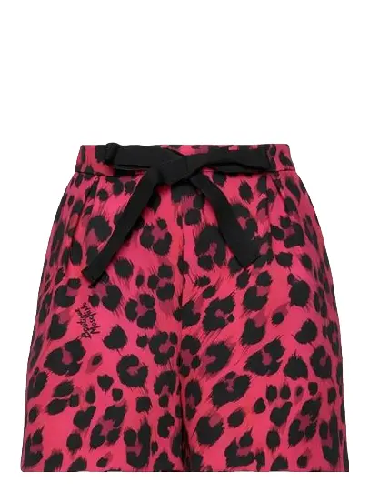 Moschino Leopard-print Shorts - Red