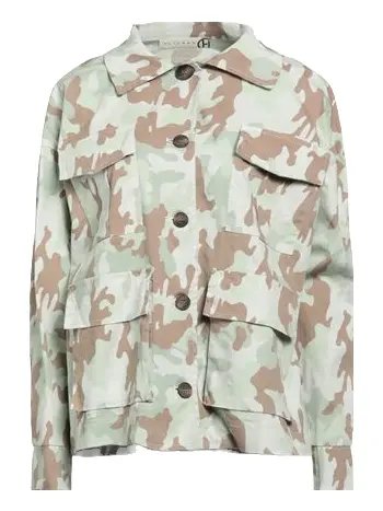 HAVEONE Camouflage Print Overshirt - Green