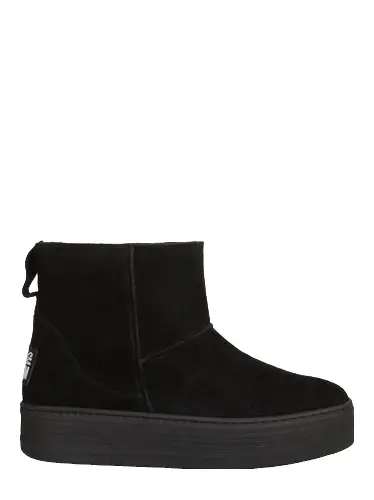 Steve Madden Leather Ankle Boots - Black