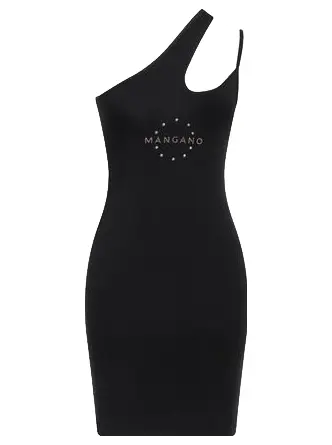MANGANO One-shoulder Mini Dress - Black