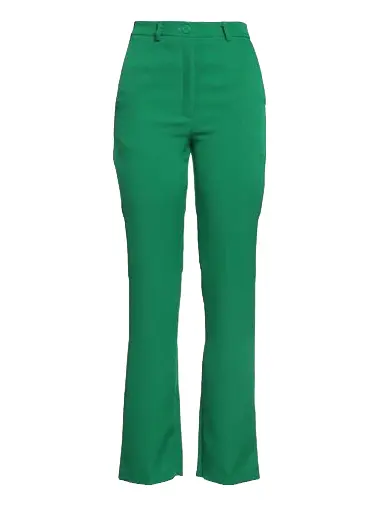 VICOLO Crepe Bootcut Pants - Green