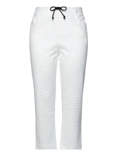 BRAND UNIQUE Tapered Jacquard Pants - White