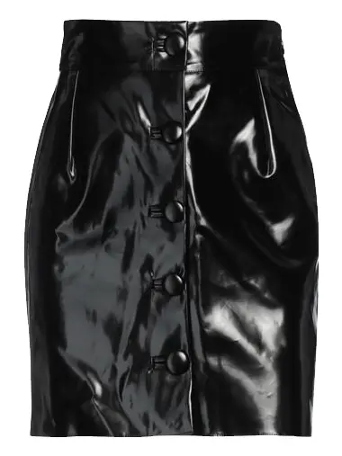 MVP WARDROBE Maria Vittoria Paolillo Mvp Coated Mini Skirt - Black