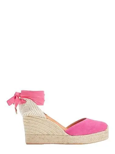 8 BY YOOX Suede Espadrilles With Wedge - Pink