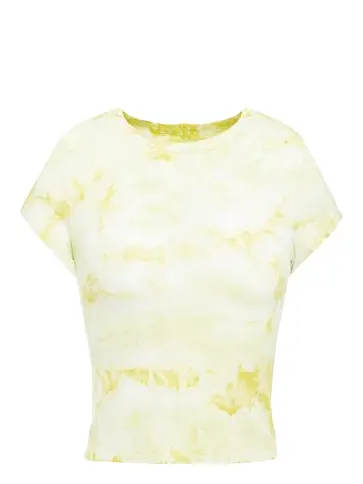 Enza Costa Printed T-shirt - Yellow