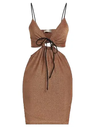 HAVEONE Mini Dress - Bronze