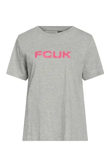 French Connection Cotton Logo T-shirt - Grey
