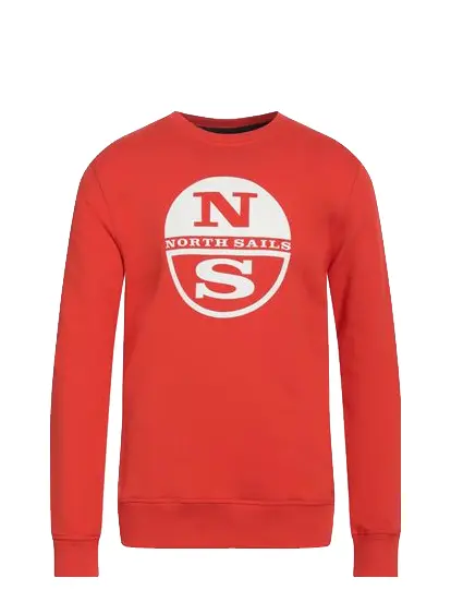 NORTH SAILS Cotton Sweatshirt - Tomato Red