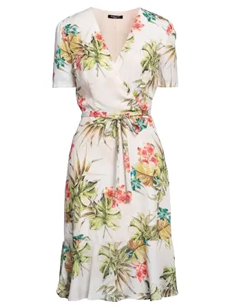 MARCIANO Floral-print Midi Dress - Pink