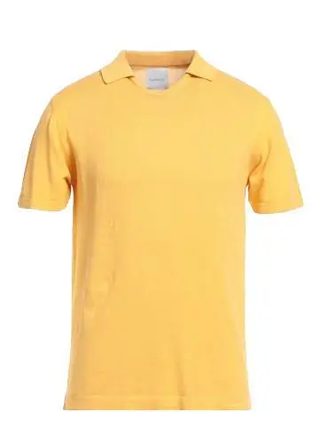 BELLWOOD Cotton V-neck Knit Top - Yellow