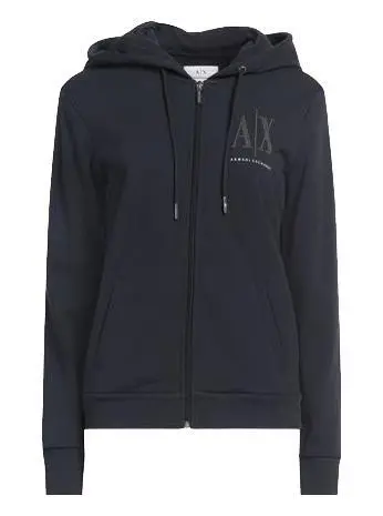 Armani Exchange Cotton-blend French Terry Sweatshirt - Midnight Blue