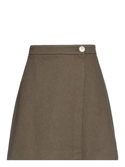 Sandro Mini Wrap Skirt - Beige