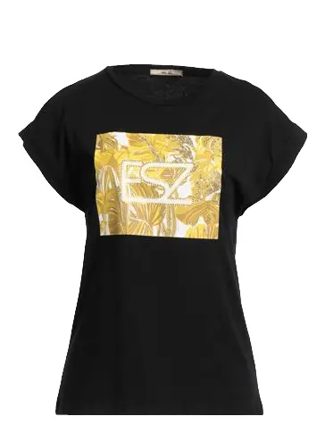 YES ZEE BY ESSENZA Printed T-shirt - Black