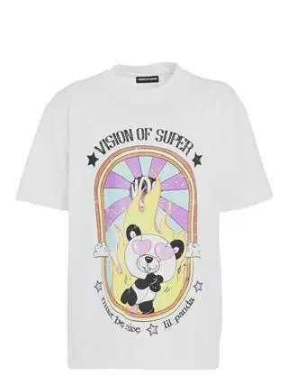 VISION OF SUPER T-shirt Size Cotton - White