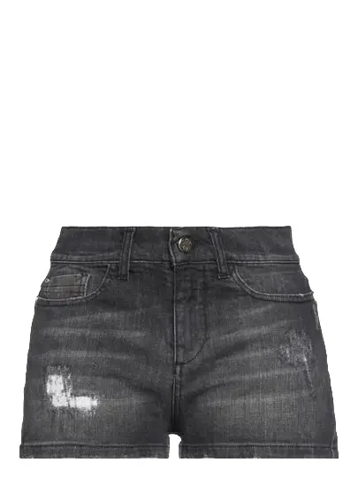 FRANKIE MORELLO Denim Hot Pants - Black