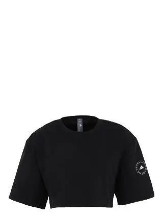 Adidas By Stella McCartney Asmc Crop Tee - Black