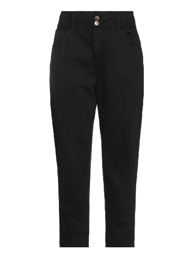 YES ZEE BY ESSENZA Cotton Denim Tapered Jeans - Black
