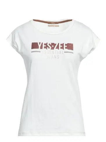 YES ZEE BY ESSENZA Printed Cotton T-shirt - White