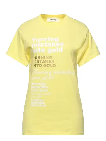 CIRCUS HOTEL Printed Cotton T-shirt - Yellow