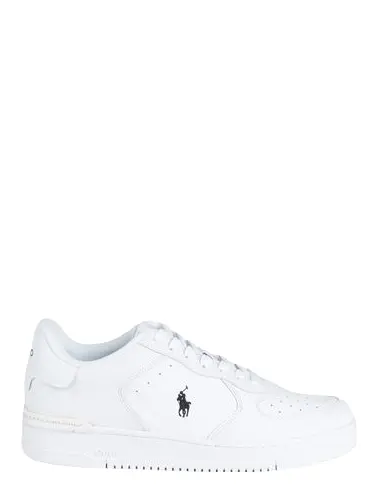 Polo Ralph Lauren Masters Court Leather Sneaker Sneakers Size Soft Leather, Synthetic Fibers - White