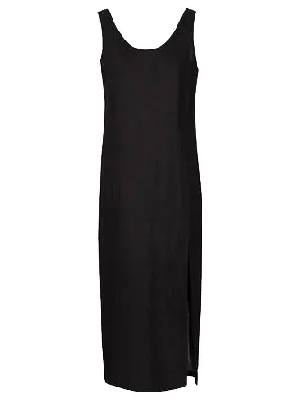 8 BY YOOX Linen Maxi Dress - Black