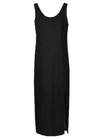 8 BY YOOX Linen Maxi Dress - Black