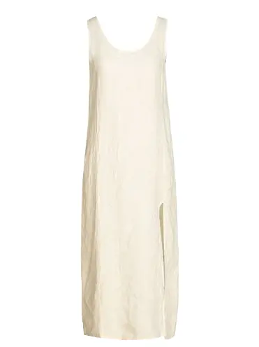 8 BY YOOX Linen Maxi Dress - White