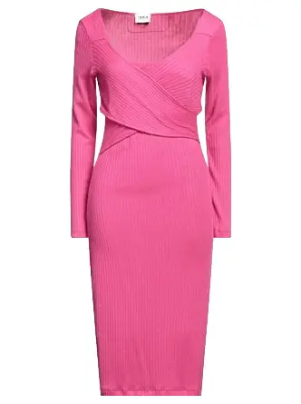BERNA Midi Bodycon Dress - Pink
