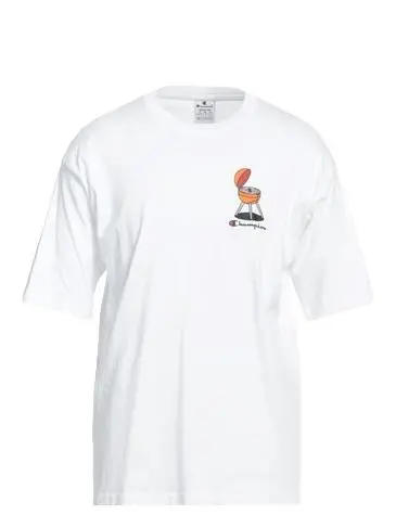 Champion T-shirt Size Cotton - White