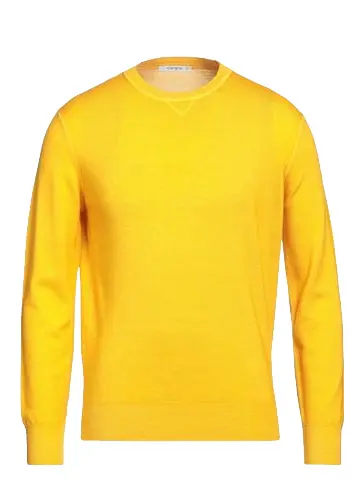 KANGRA Merino Wool Crewneck Sweater - Mandarin