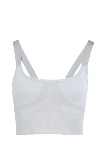PUMA X VOGUE Seamless Bra Top Top Size Nylon, Polyester, Elastane - Grey