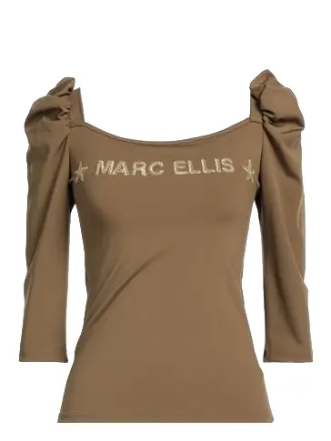 MARC ELLIS T-shirt With Appliqués - Beige