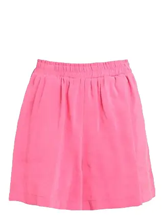 Only Solid High Waisted Shorts - Pink