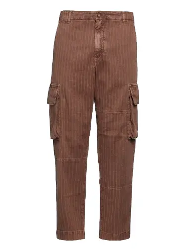 HANDPICKED Tapered Leg Pants - Brown